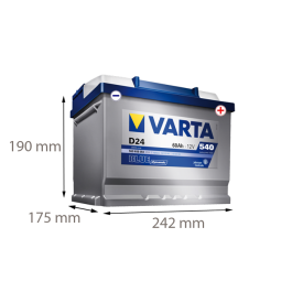 Köp Varta D24 - 12V 60Ah (Bilbatteri)
