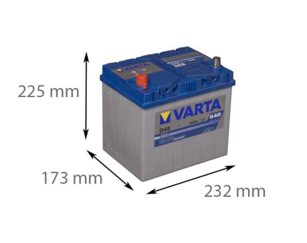 Köp Varta D48 - 12V 60Ah (Bilbatteri)